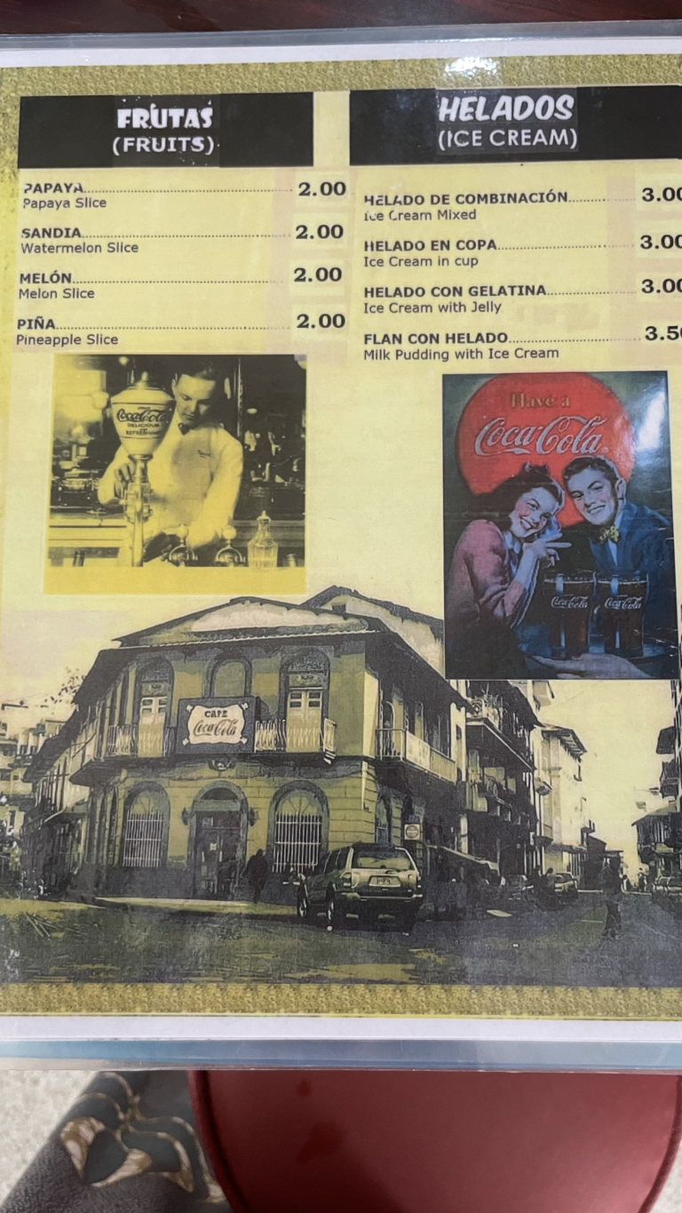 Coca Cola Café, the only one that can legally use the name - Panama ...